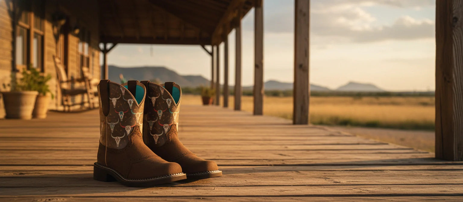 Cowboy Boots Låga – Korta Westernstövlar – Western tack and fashion